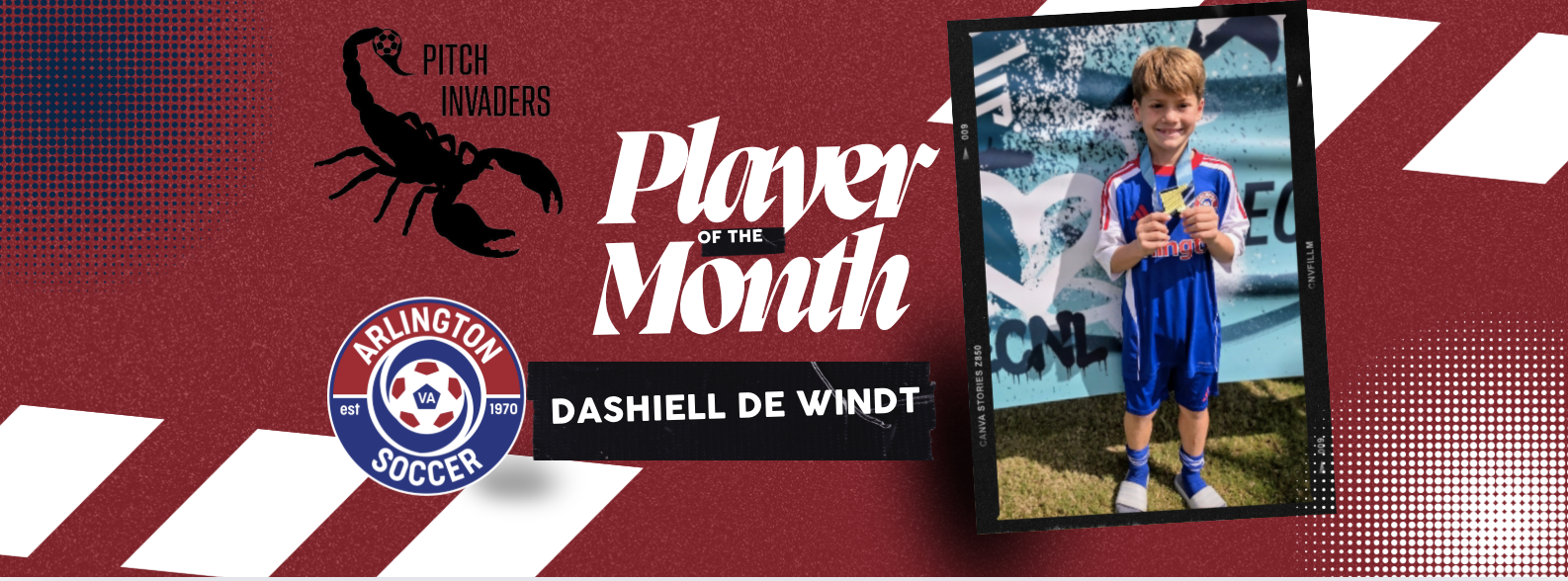 Pitch Invaders Player of the Month | Arlington Soccer Association